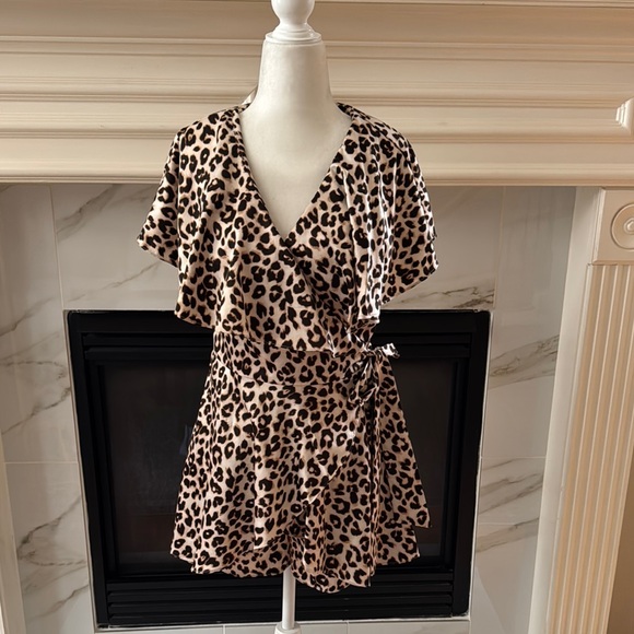 The Impeccable Pig | Dresses | Impeccable Pig Leopard Print Wrap Dress ...